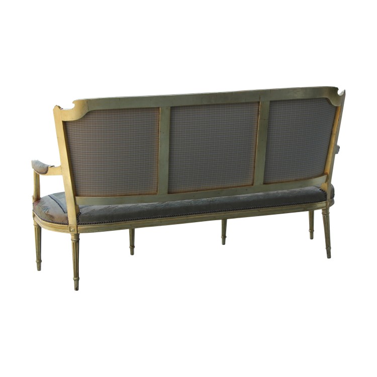 1 Louis XVI Jacob model sofa, 2 places, covered with - MOINAT