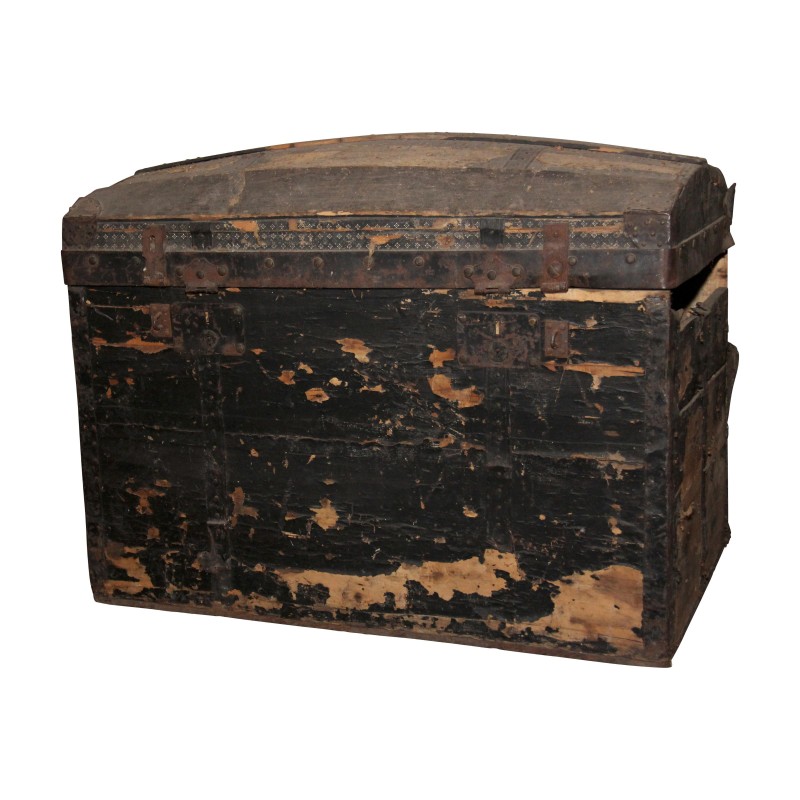 1 Old wooden trunks. 19th century