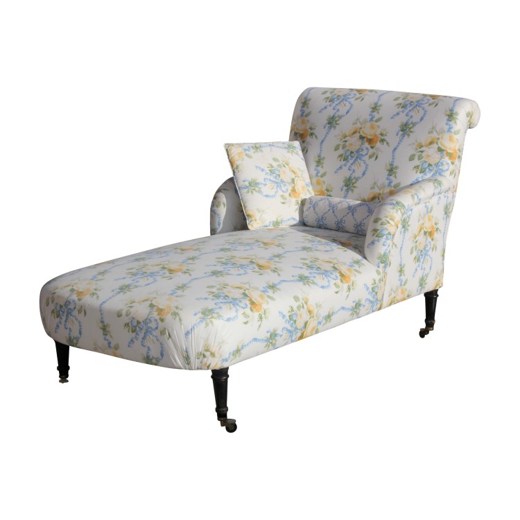 1 Meridian, lounge chair, Napoleon III covered in - MOINAT