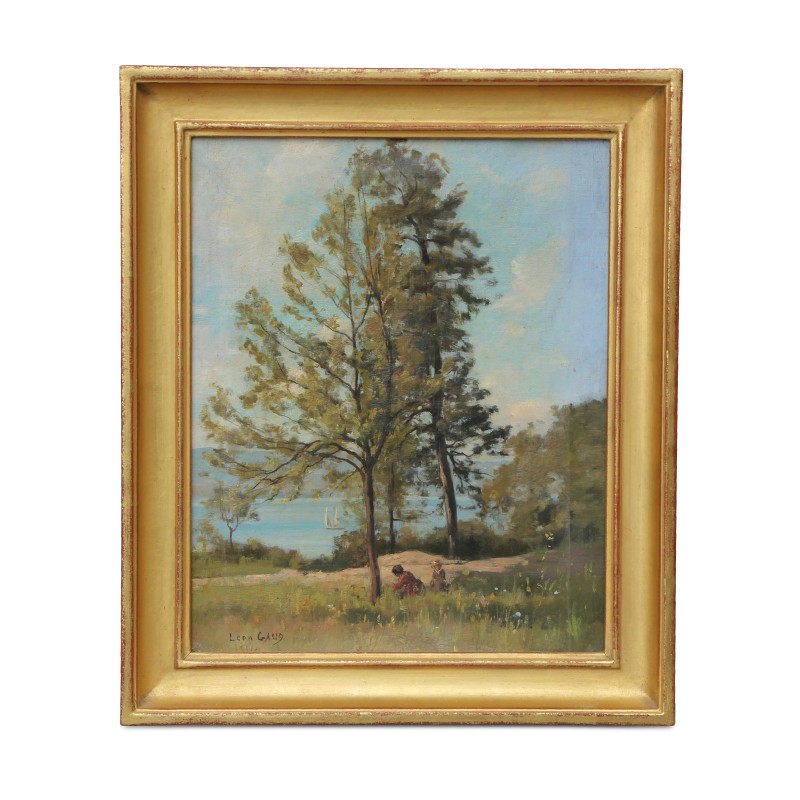 Une huile sur toile signé Léon Gaud